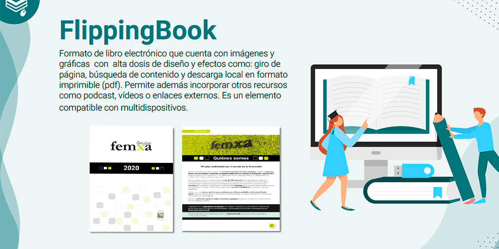 Cómo funciona un flipping book Tecnologías para formación